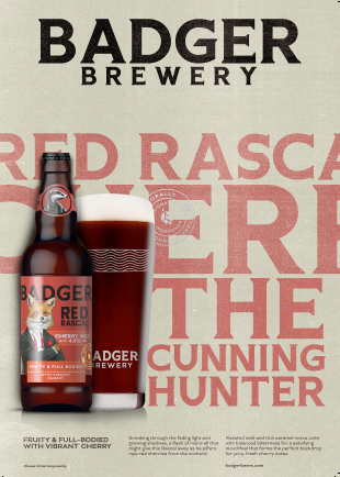 A4 Poster Pack - Badger Red Rascal - The Cunning Hunter - Hall and ...